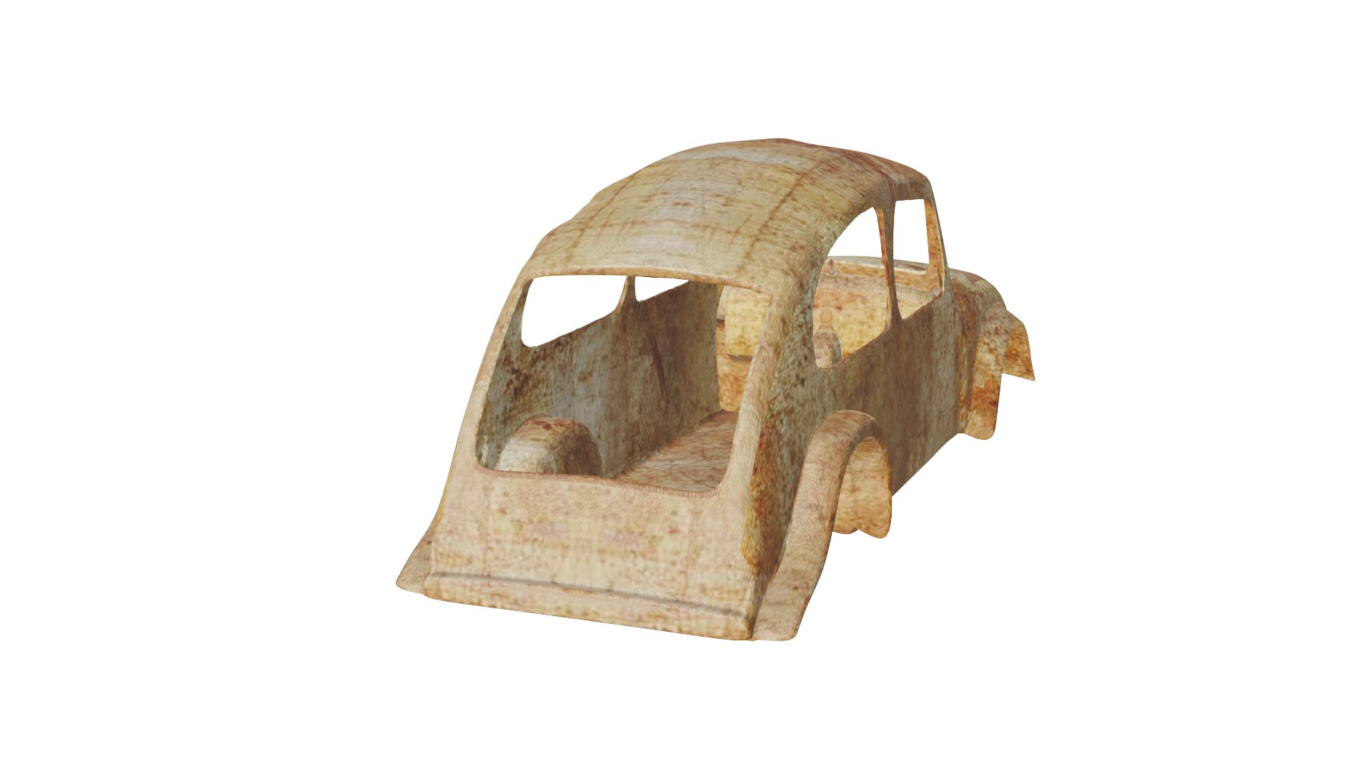 Rusty Scrap Car 3D Model - TurboSquid 1880384