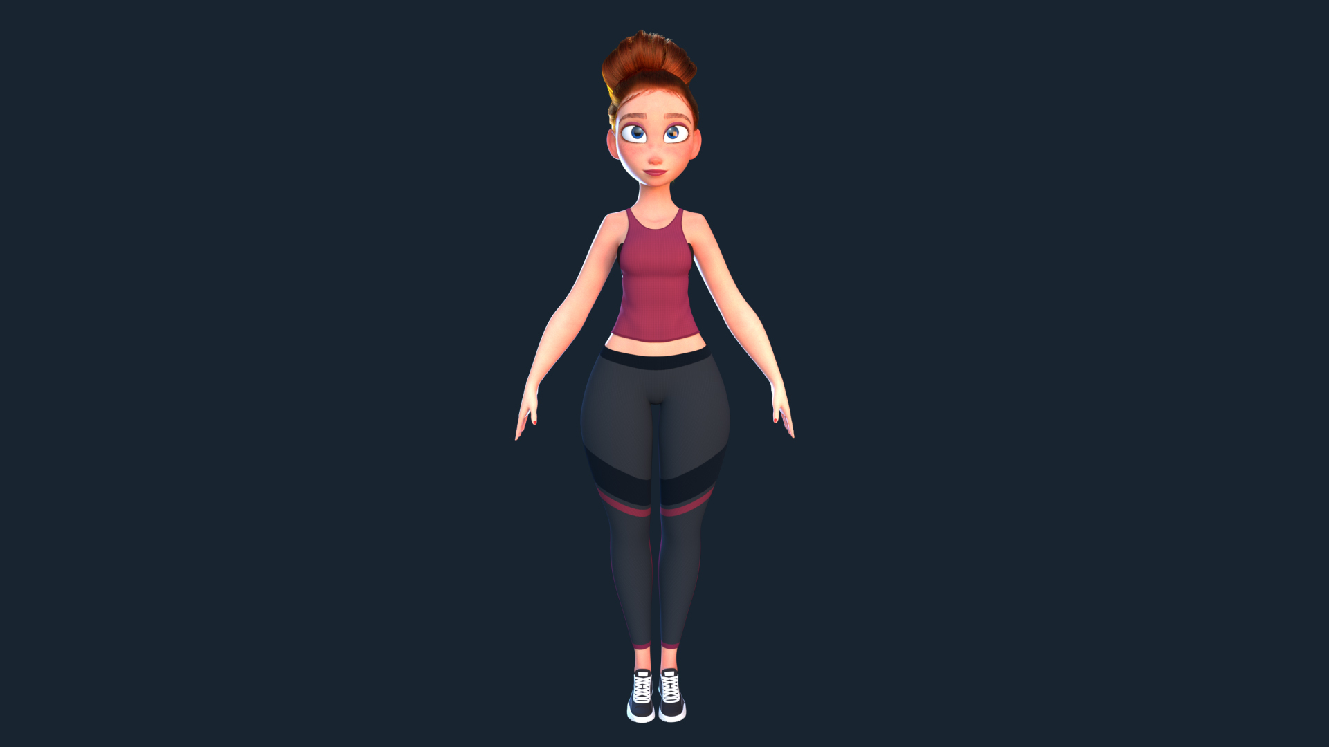 3D Kate Character Animation - TurboSquid 1630373