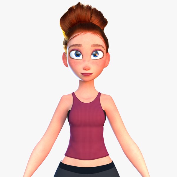 3D kate character animation - TurboSquid 1630373