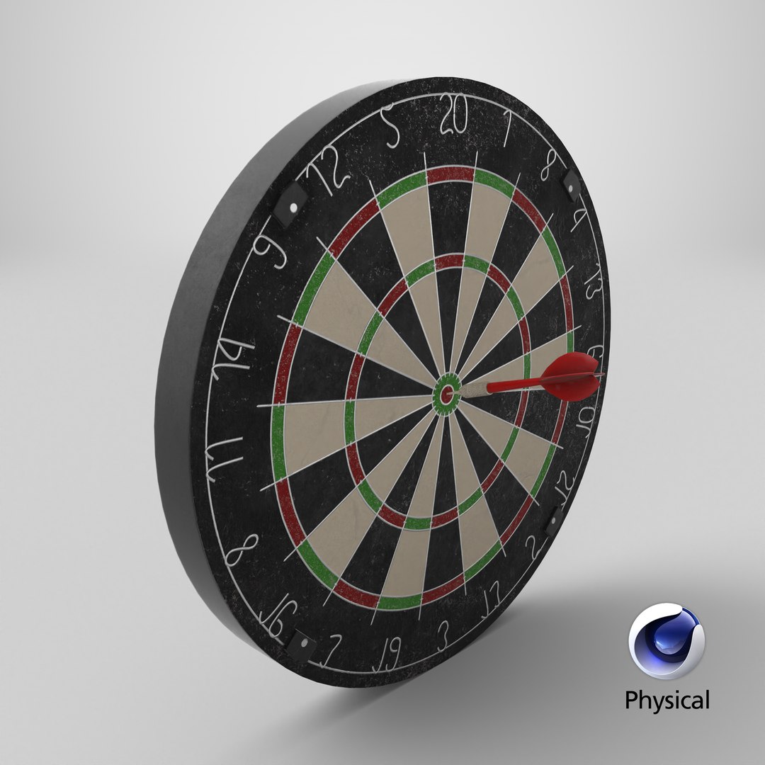 3D Dart Board Model - TurboSquid 2132812