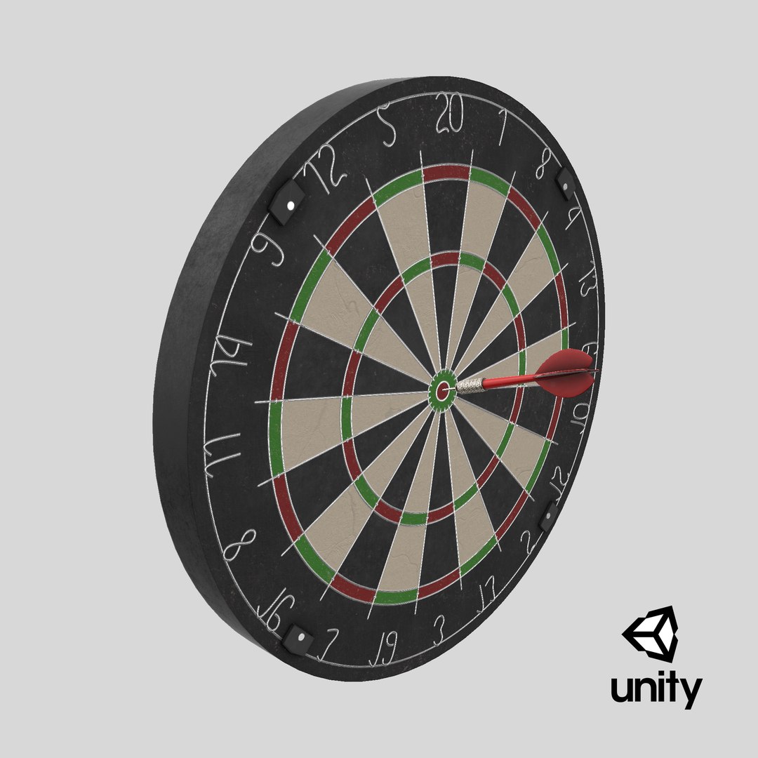 3D Dart Board Model - TurboSquid 2132812