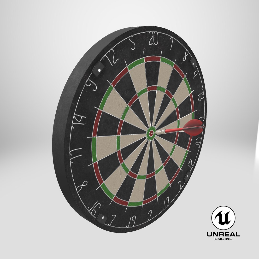 3D Dart Board Model - TurboSquid 2132812