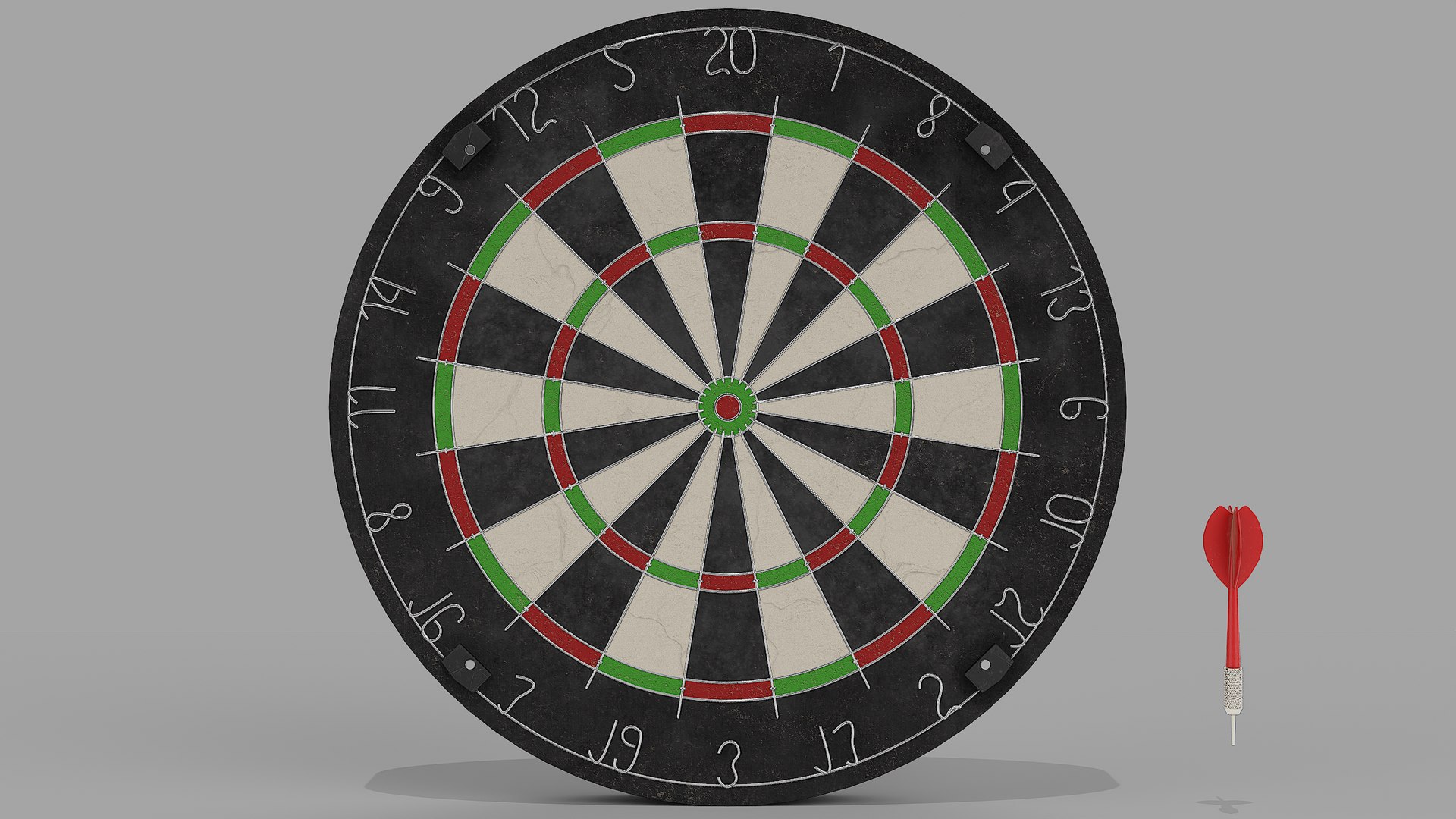 3D Dart Board Model - TurboSquid 2132812