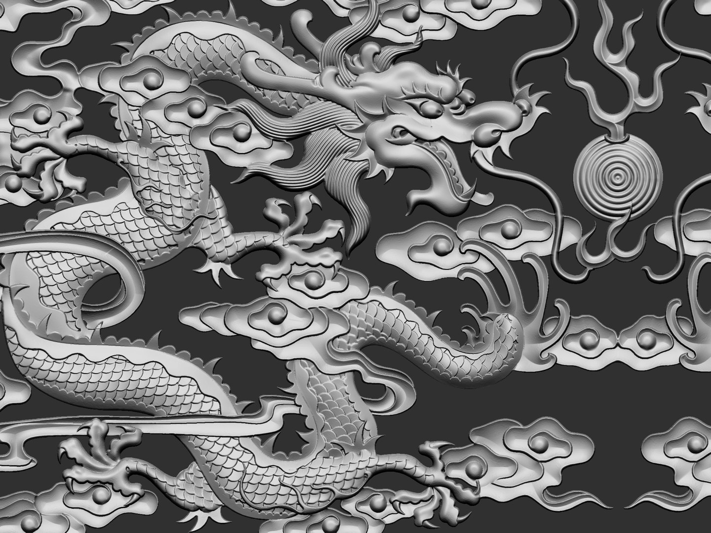 3D Two Dragons - TurboSquid 2179238