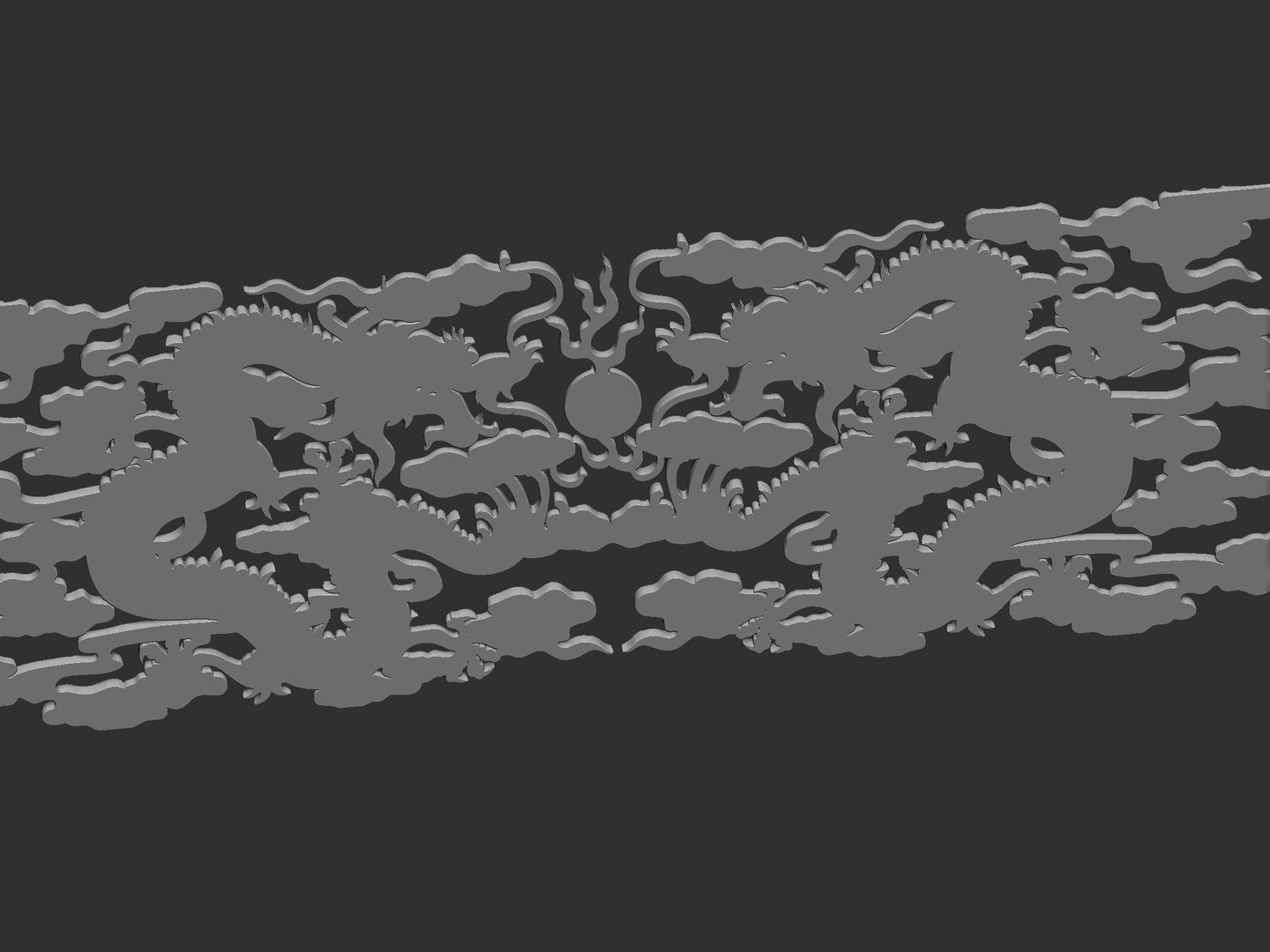 3D Two Dragons - TurboSquid 2179238