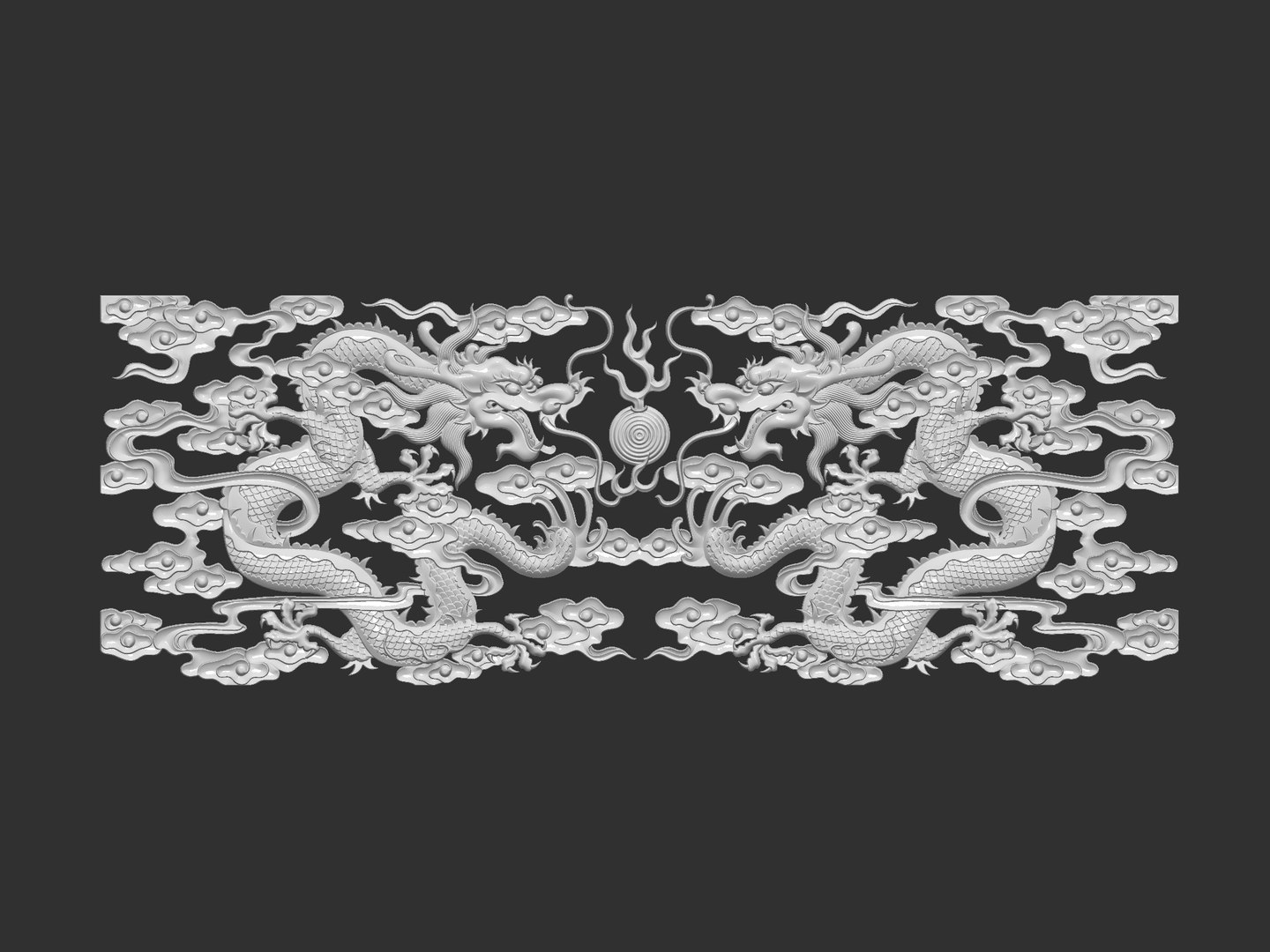 3D Two Dragons - TurboSquid 2179238