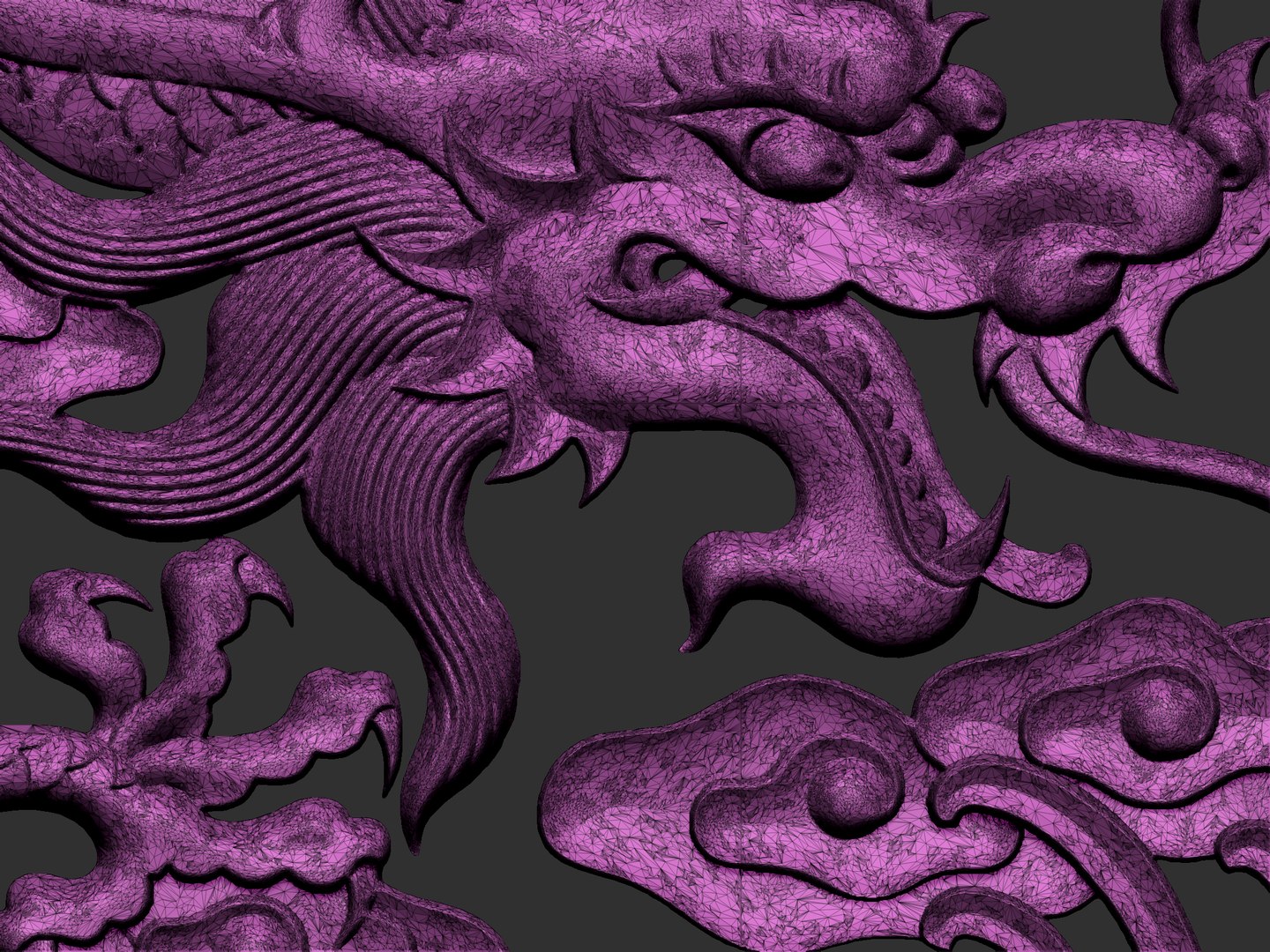 3D Two Dragons - TurboSquid 2179238