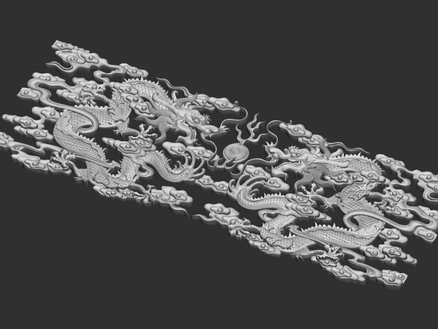 3D Two Dragons - TurboSquid 2179238