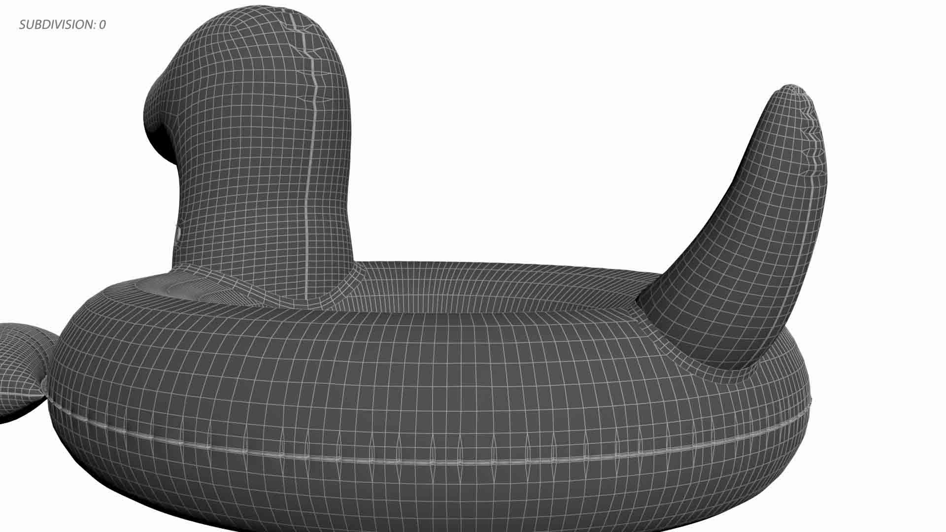 Inflatable Kid Seal Pool Float Buoy 3D Model - TurboSquid 2229518