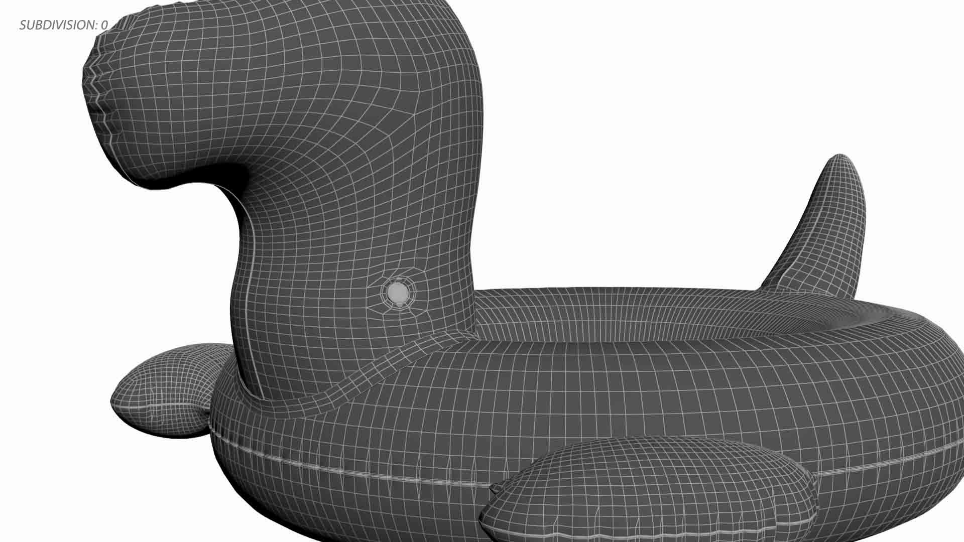 Inflatable Kid Seal Pool Float Buoy 3D Model - TurboSquid 2229518