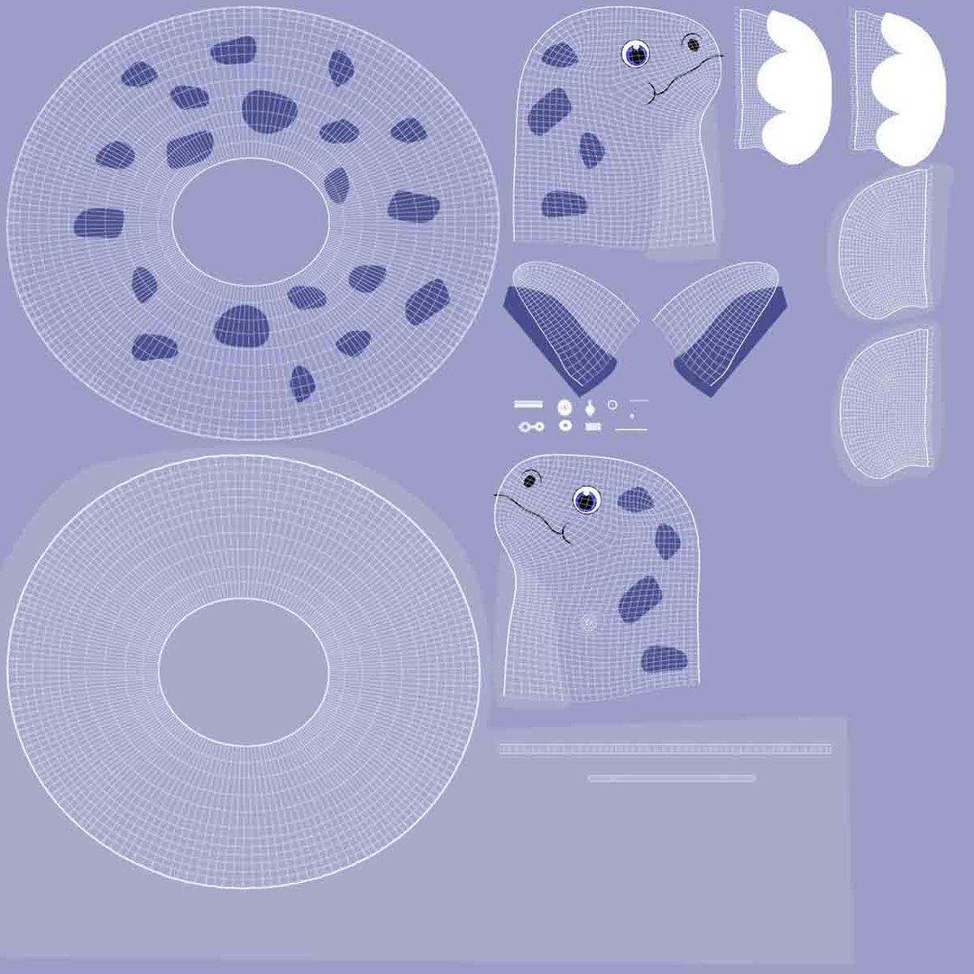 Inflatable Kid Seal Pool Float Buoy 3D Model - TurboSquid 2229518