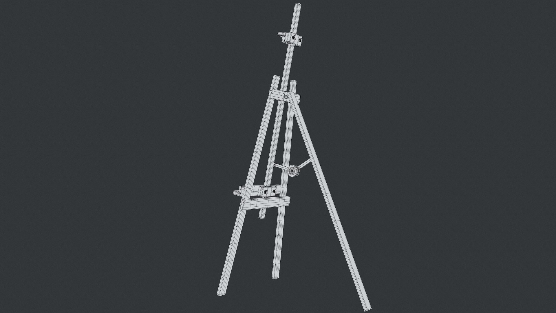 3D easel art model - TurboSquid 1503629