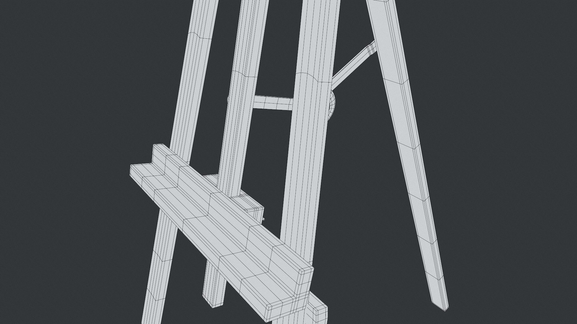 3D easel art model - TurboSquid 1503629