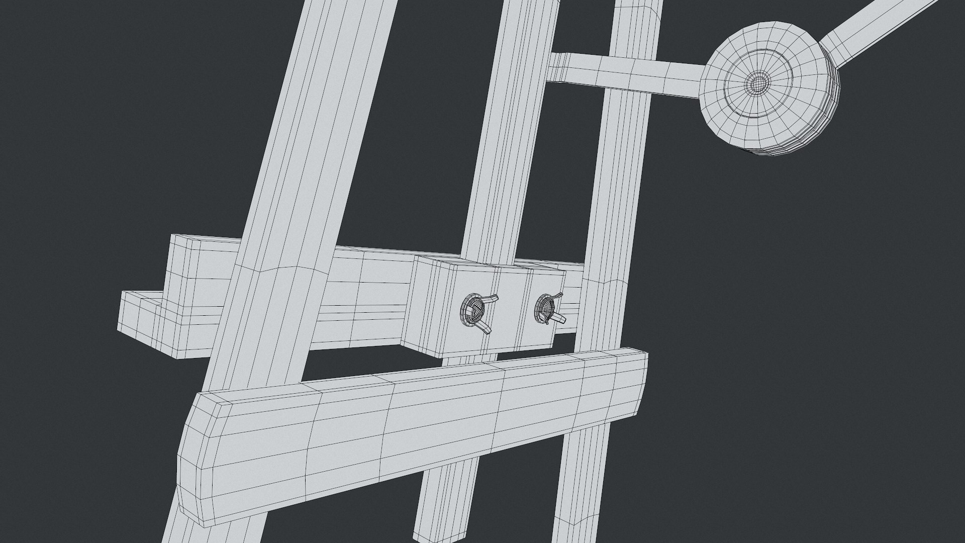 3D easel art model - TurboSquid 1503629