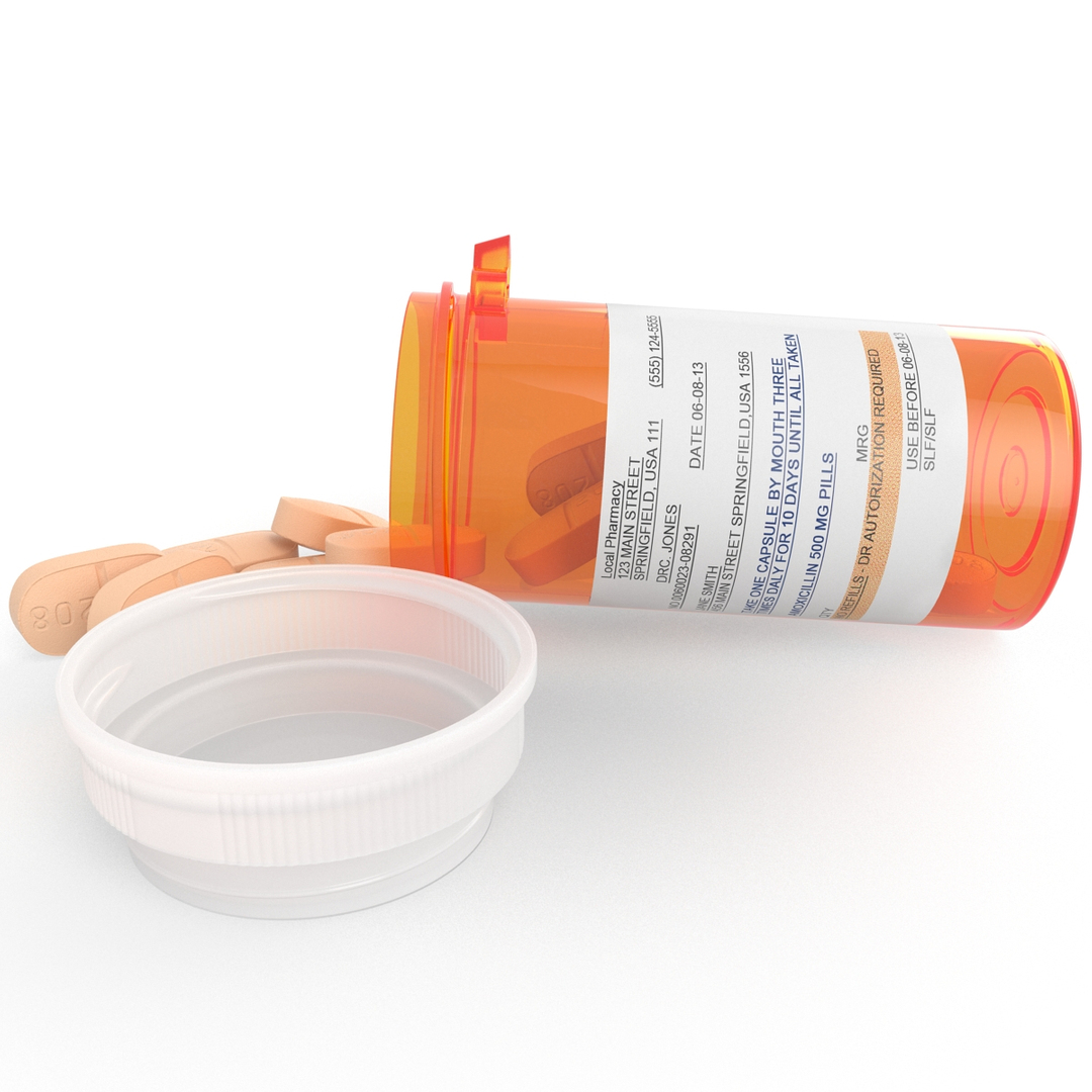 3dsmax pill bottle