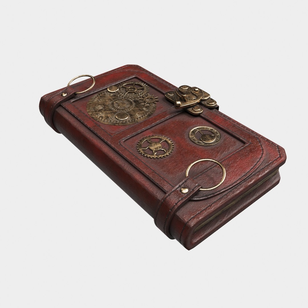 Steampunk book 3D - TurboSquid 1420365