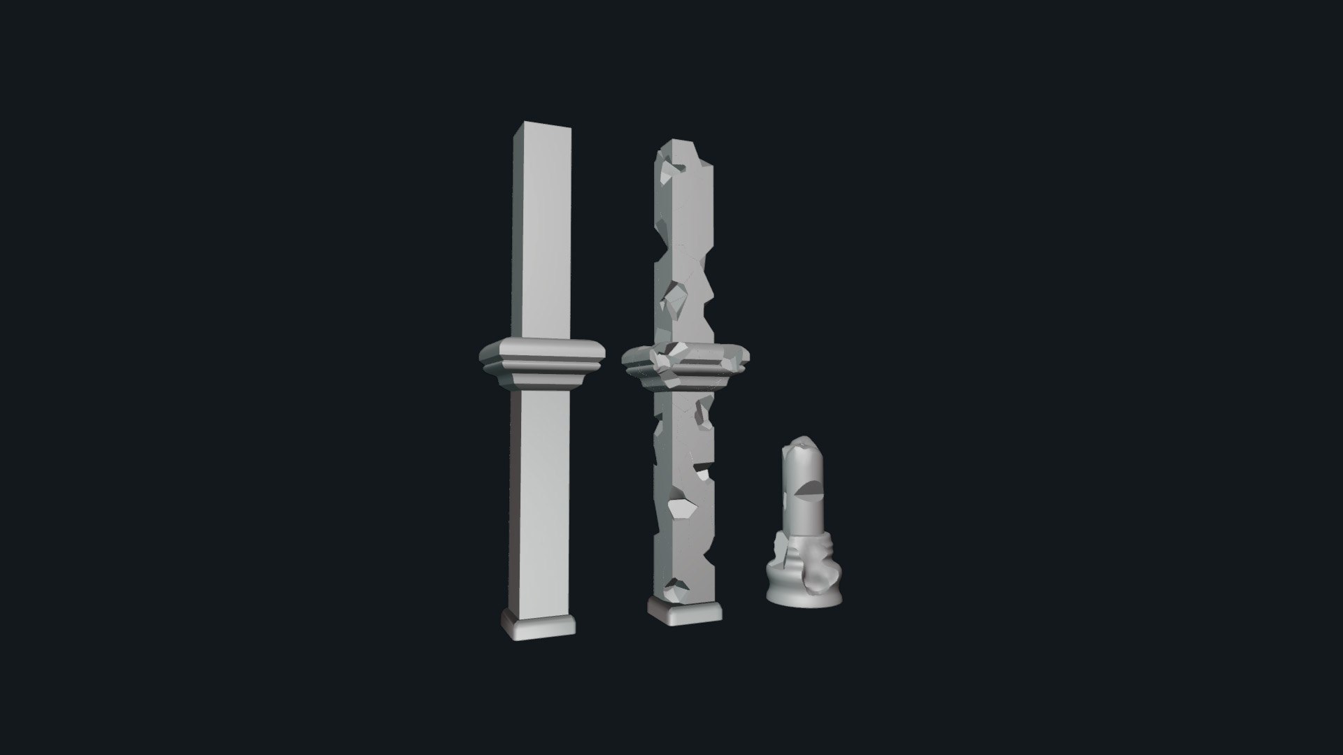 Random Columns 3D Model - TurboSquid 2007573