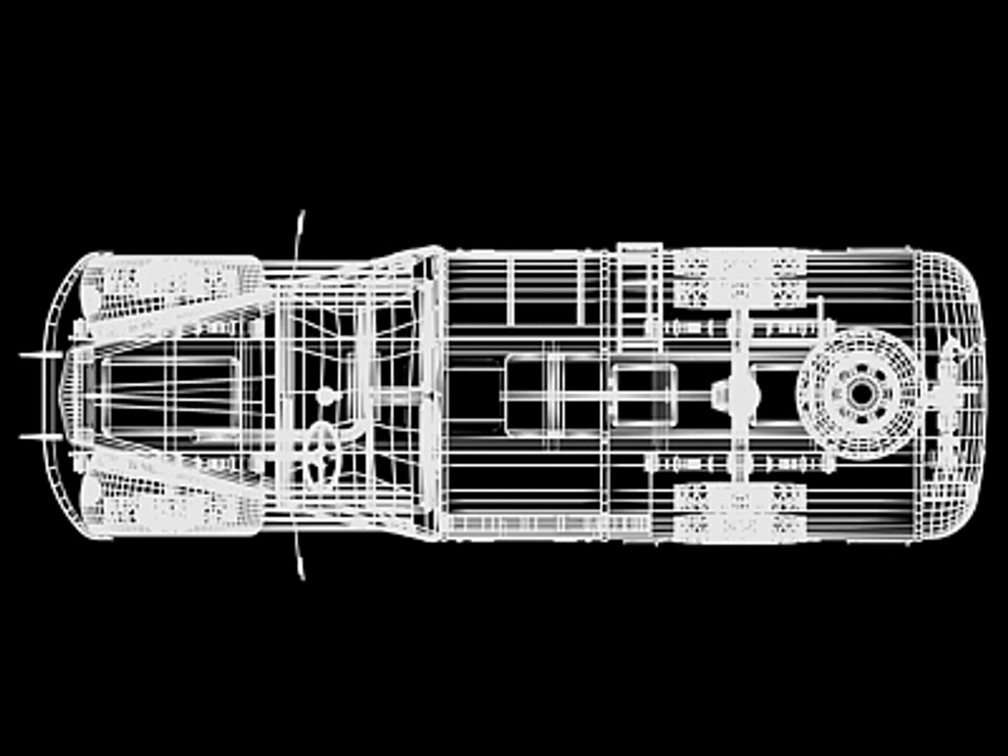 3dsmax V-2 Rocket Support Vehicle