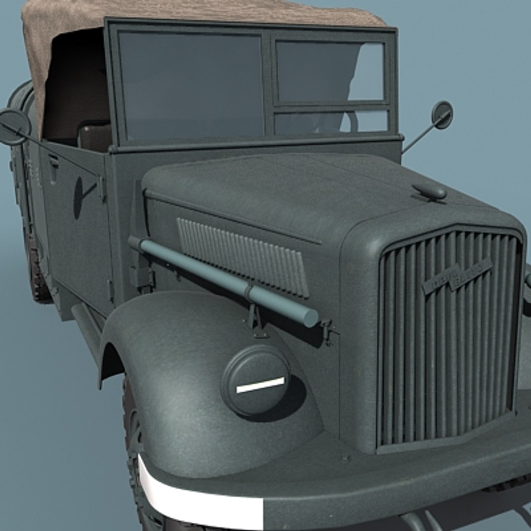 3dsmax V-2 Rocket Support Vehicle