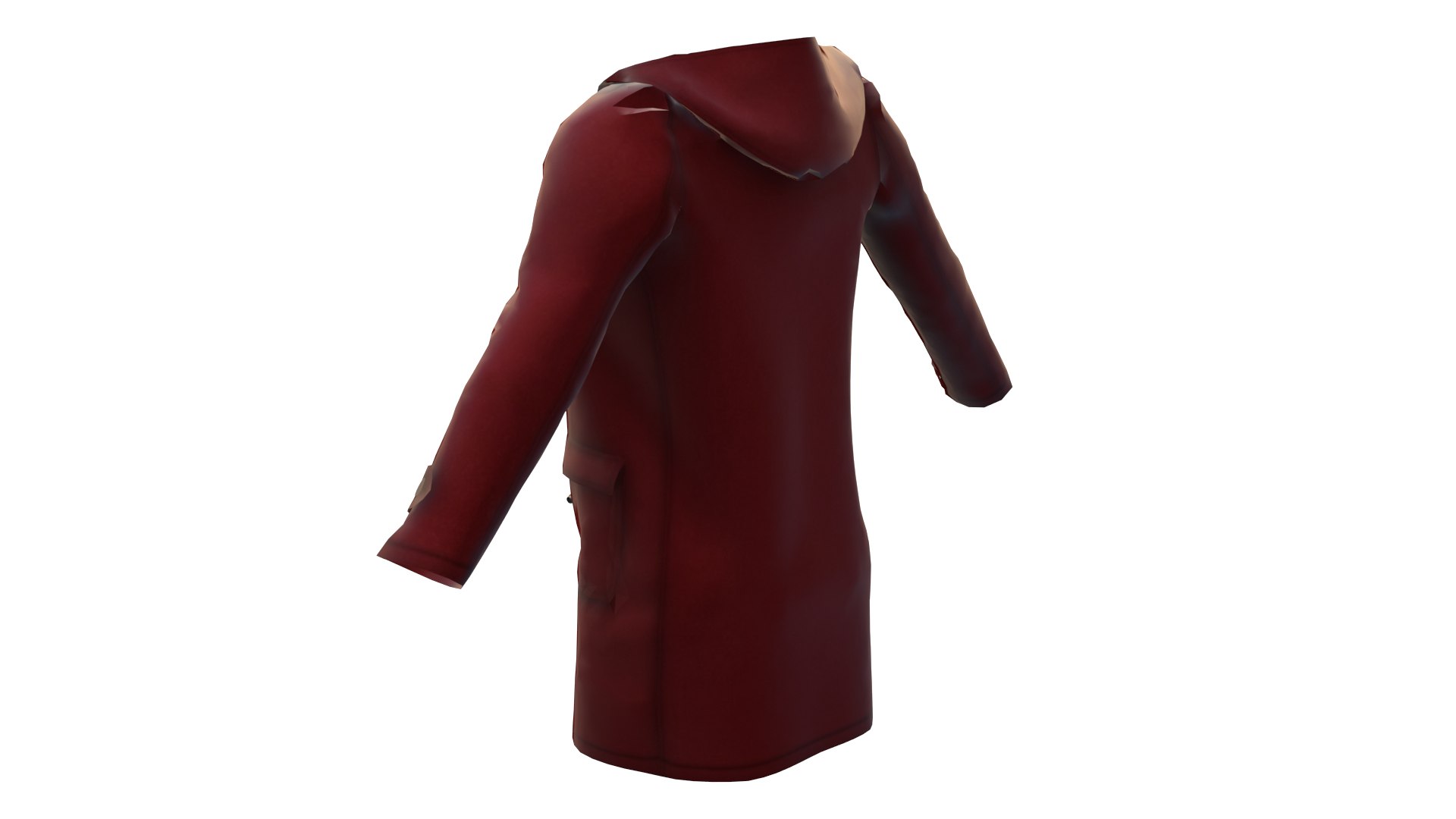 Female Duffle Coat 3D Model 3D Model - TurboSquid 2302809