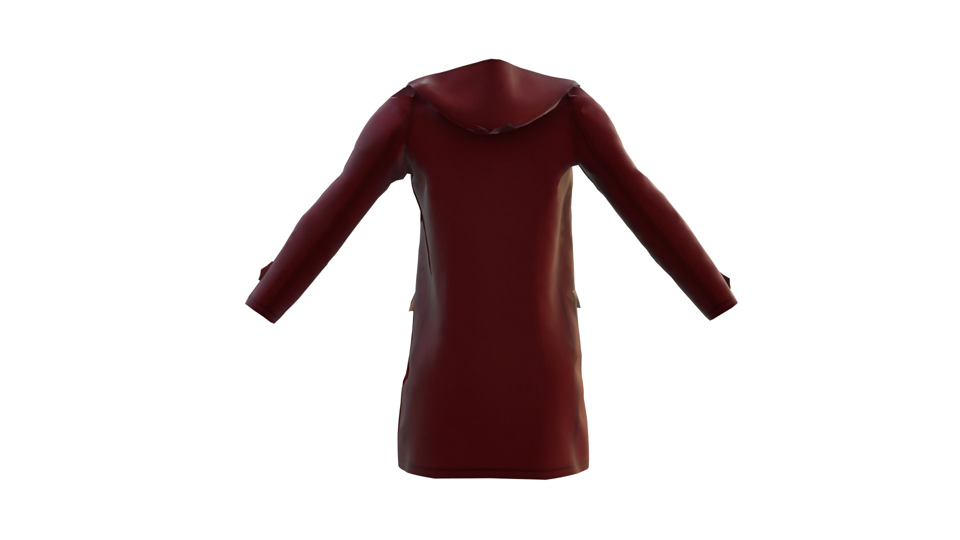 Female Duffle Coat 3D Model 3D Model - TurboSquid 2302809