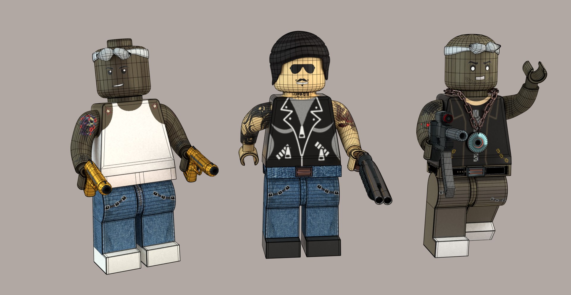 Lego Robbers Model - TurboSquid 1350042