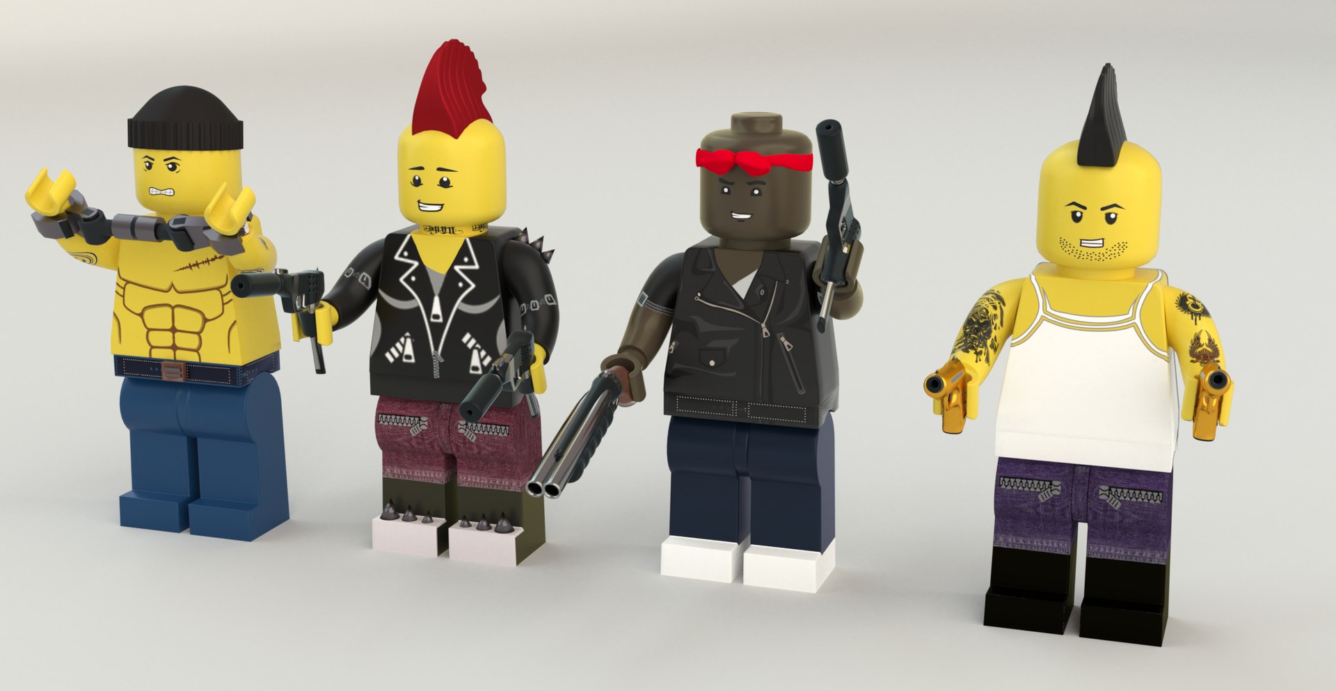 Lego Robbers Model - TurboSquid 1350042