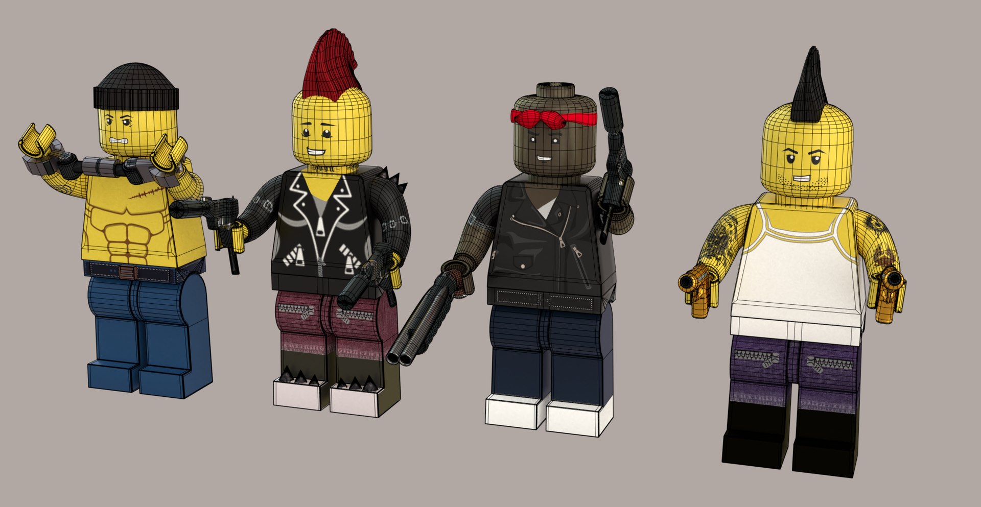 Lego Robbers Model - TurboSquid 1350042