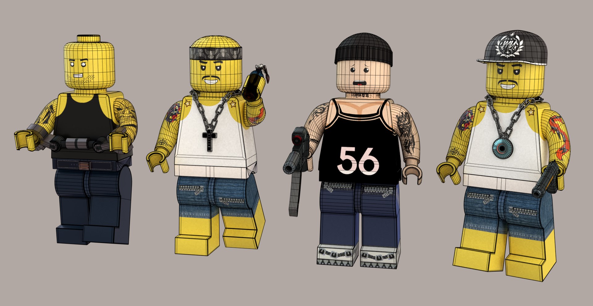 Lego Robbers Model - TurboSquid 1350042