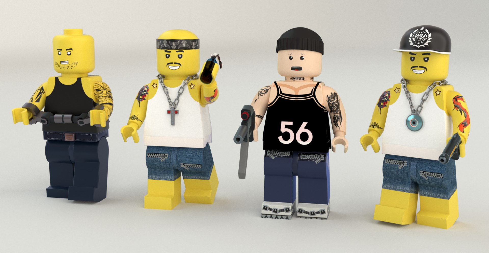 Lego Robbers Model - TurboSquid 1350042