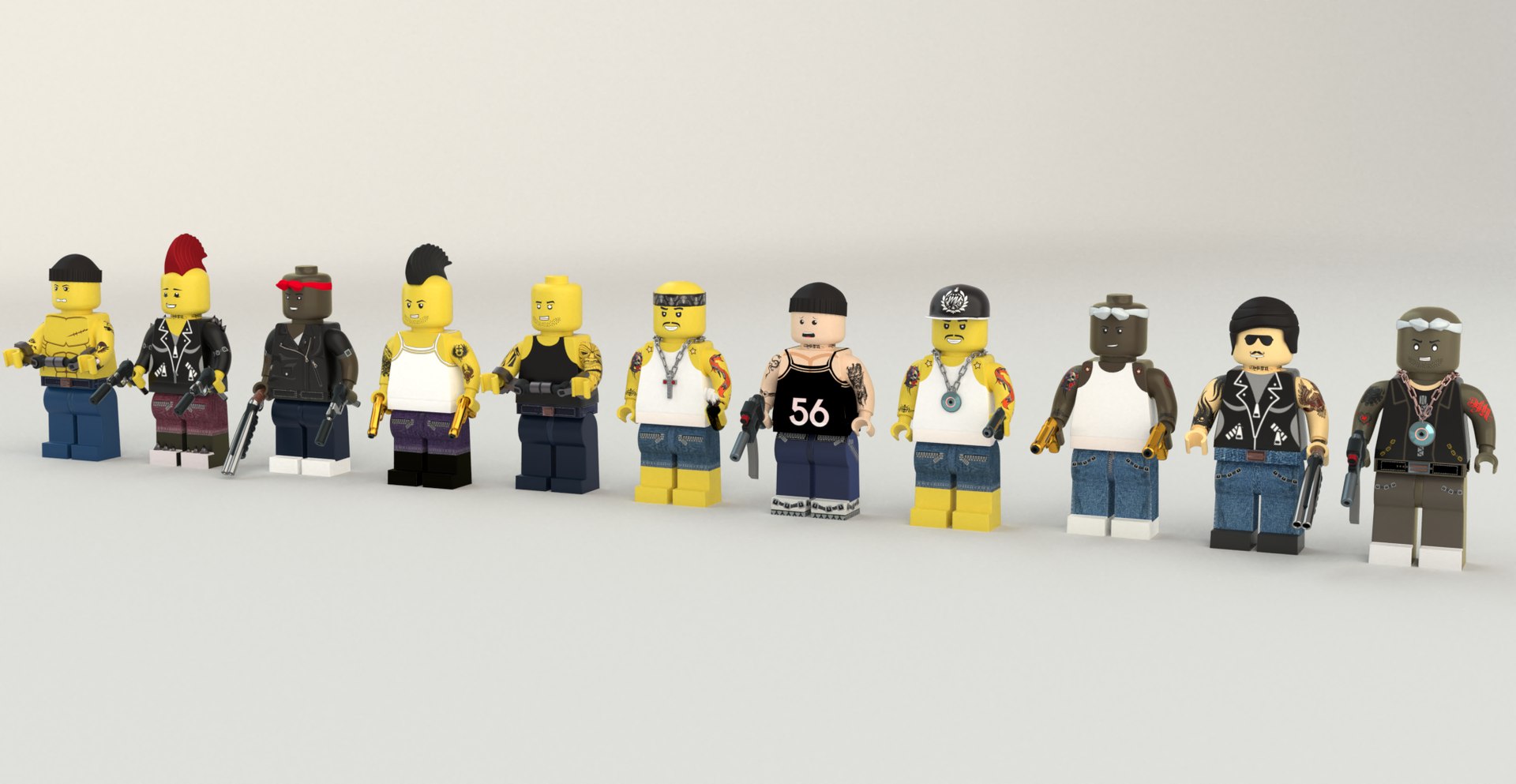 Lego Robbers Model - TurboSquid 1350042