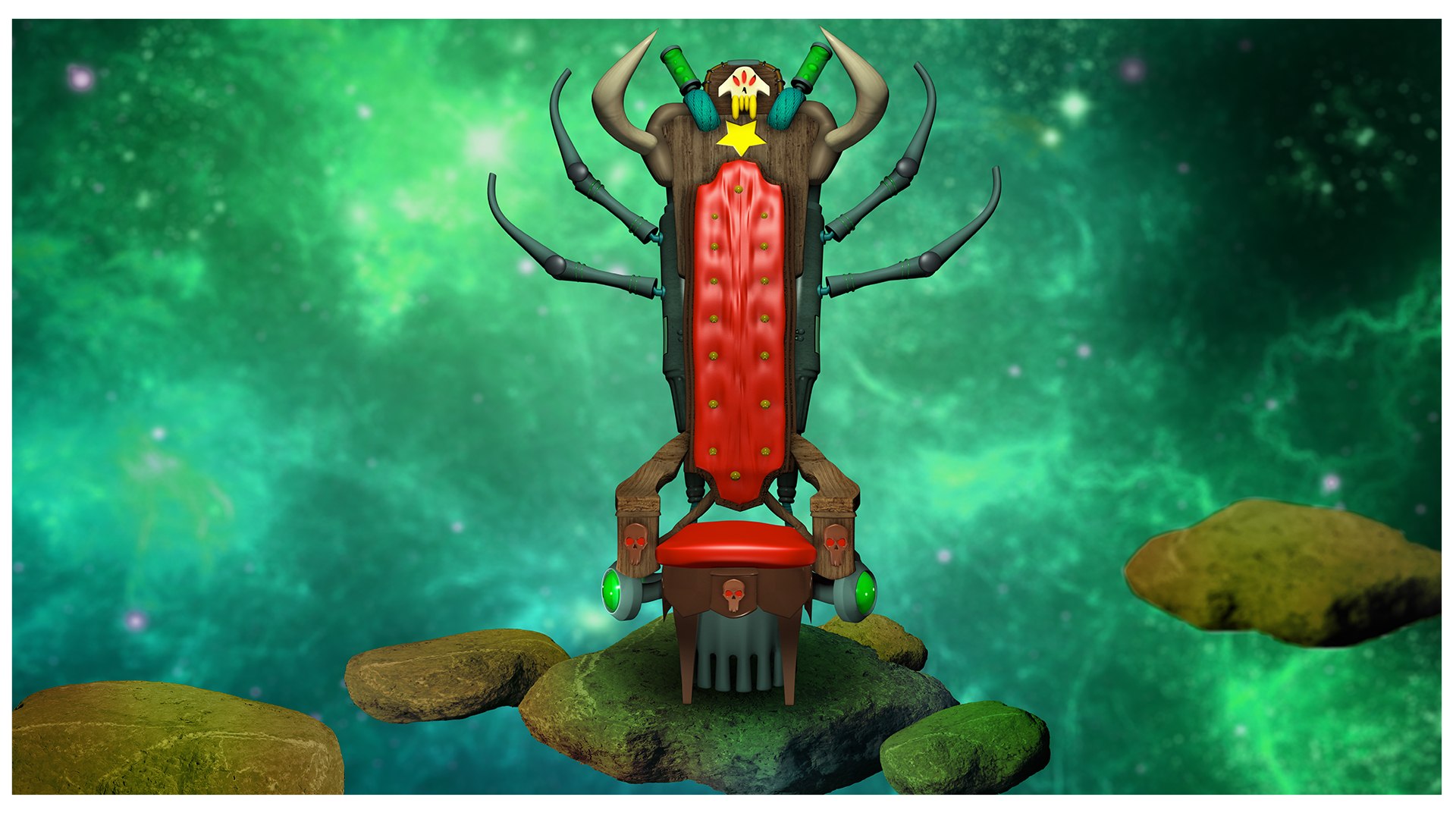 3D Alienchair Maya2015 - TurboSquid 1408343