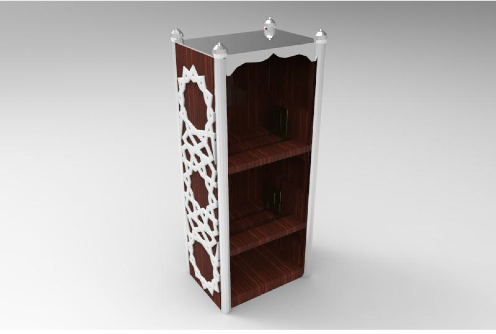 Bookshelf book islamic model - TurboSquid 1682132
