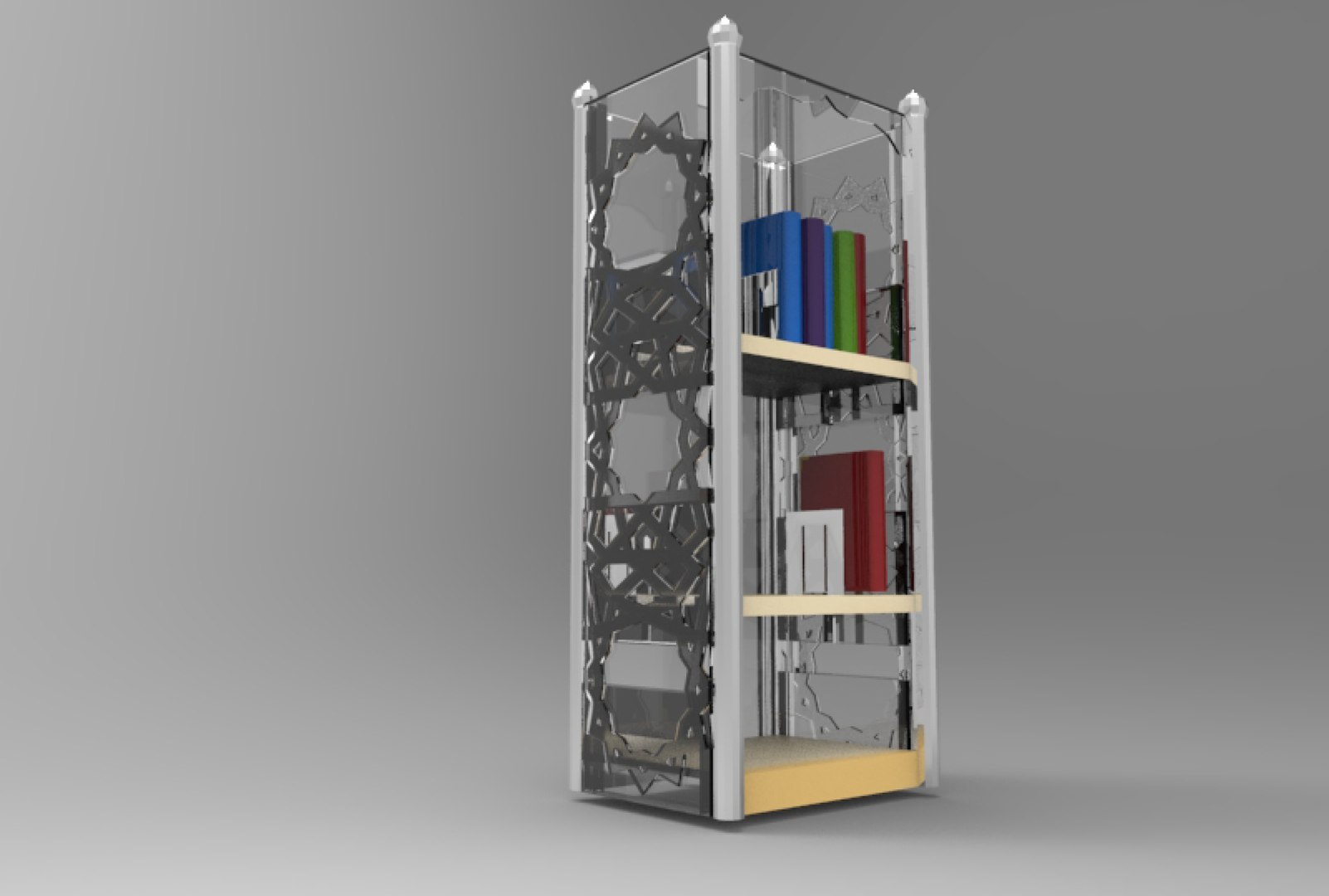 Bookshelf Book Islamic Model - TurboSquid 1682132