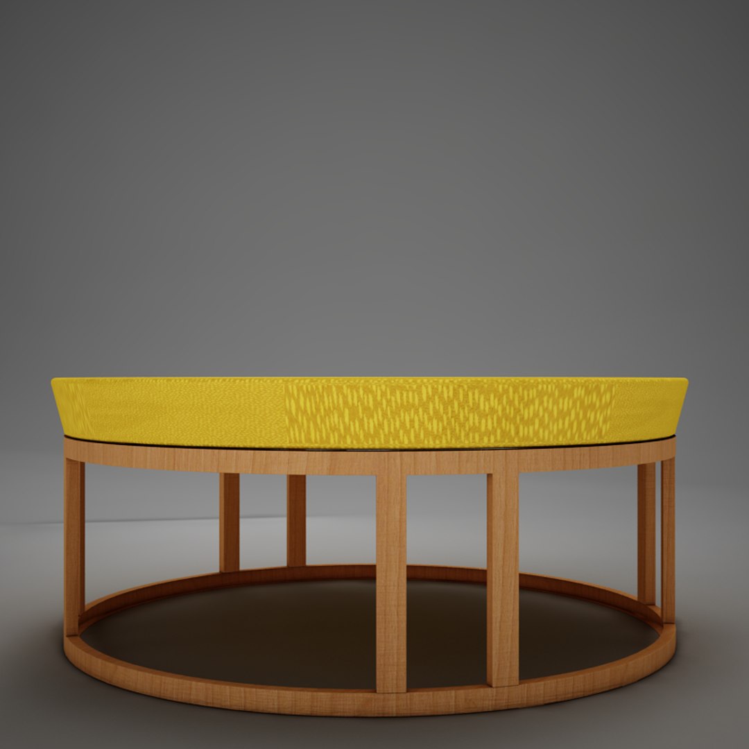 Coffee table model - TurboSquid 1275453