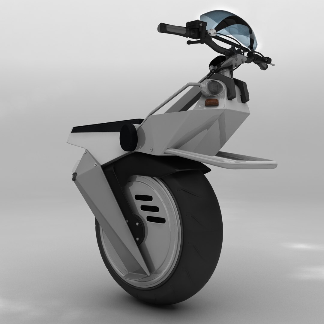 Electric Unicycle 3d Model