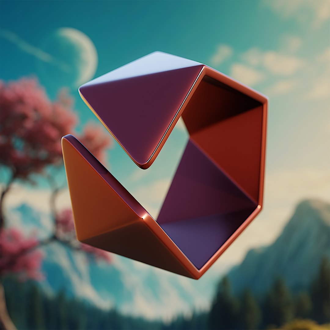 3D Twisted Hexa Prism Ring Model 50 Model - TurboSquid 2397338