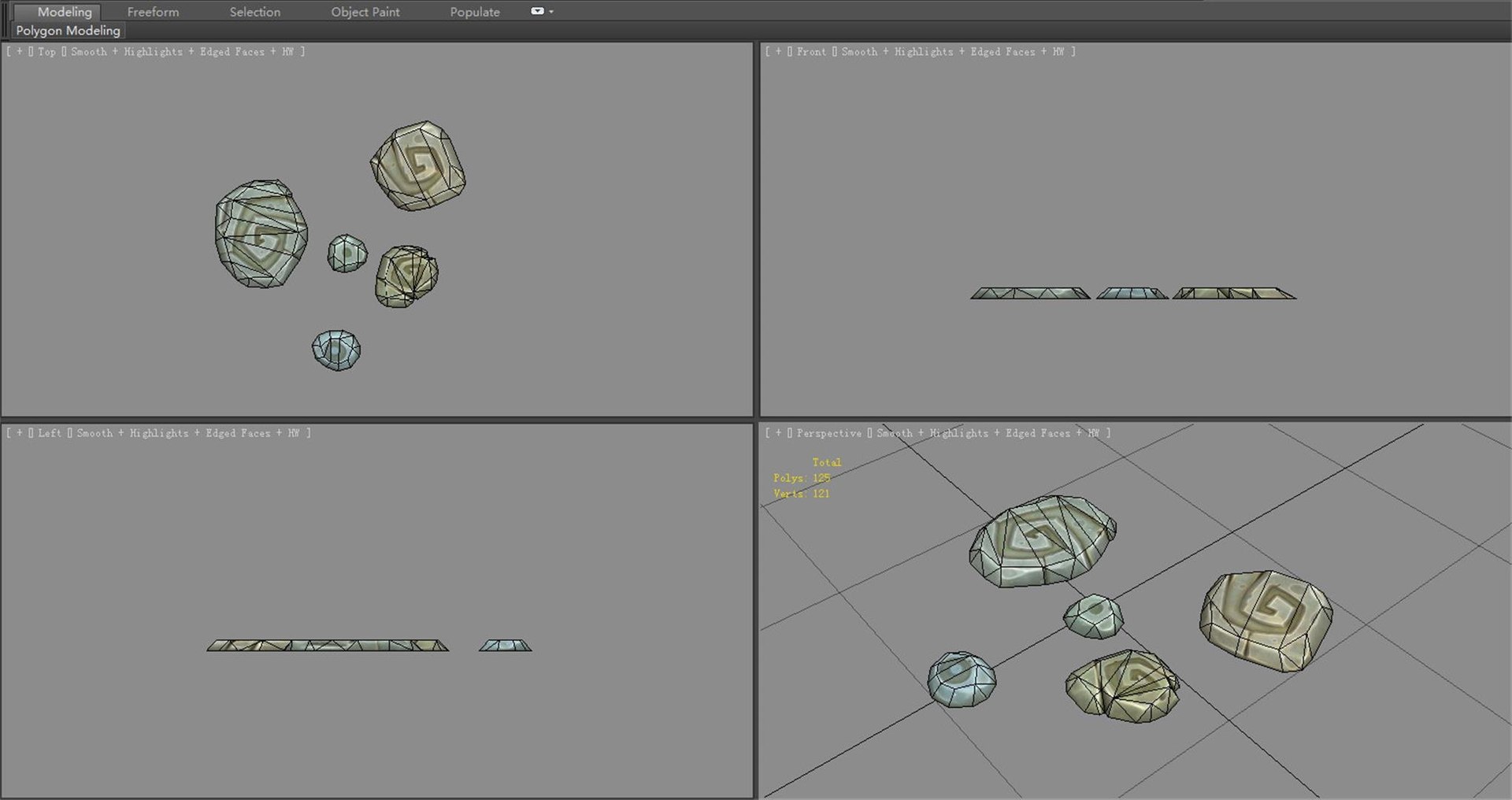 Cartoon Runestone - Magic Stone 3D Model - TurboSquid 2259738