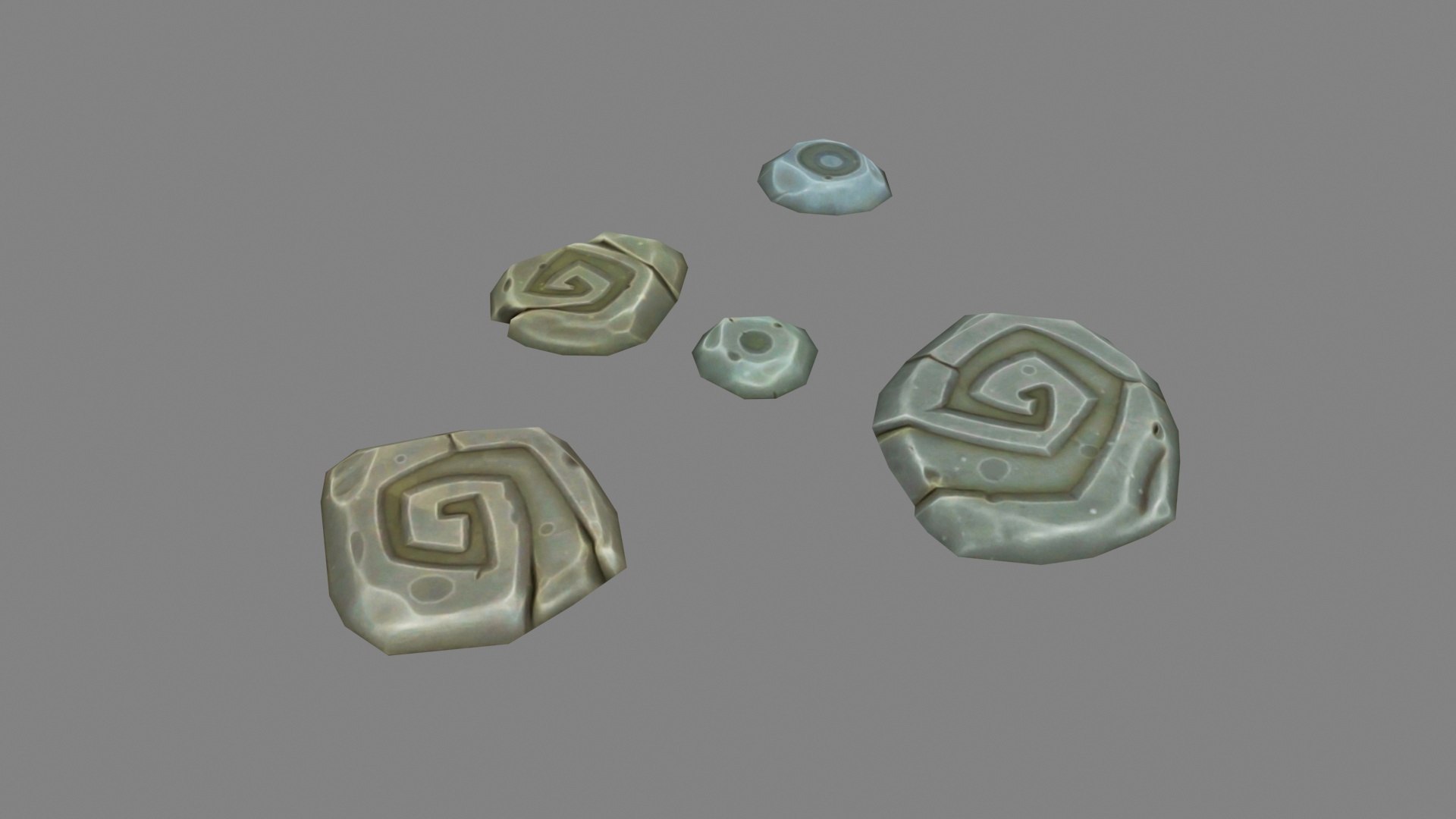 Cartoon Runestone - Magic Stone 3D Model - TurboSquid 2259738