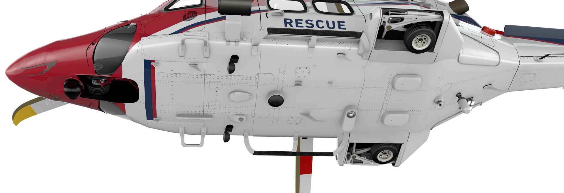AW139 QUEENSLAND Government L2235 3D Model - TurboSquid 2293700