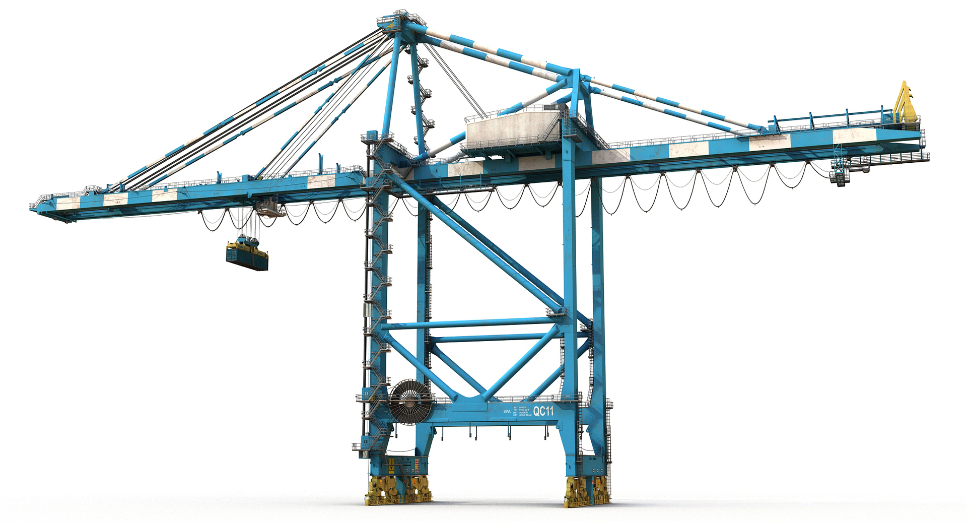 3D model harbor crane - TurboSquid 1402684