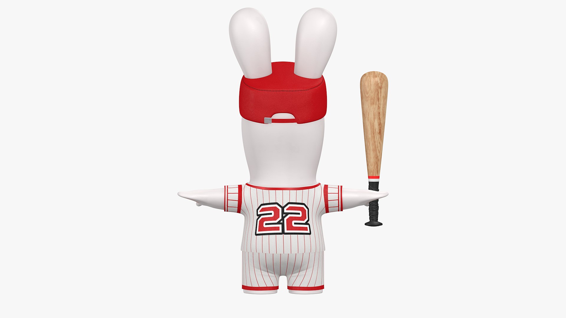 3D Raving Rabbids Baseball Player Character 8K - TurboSquid 1872525