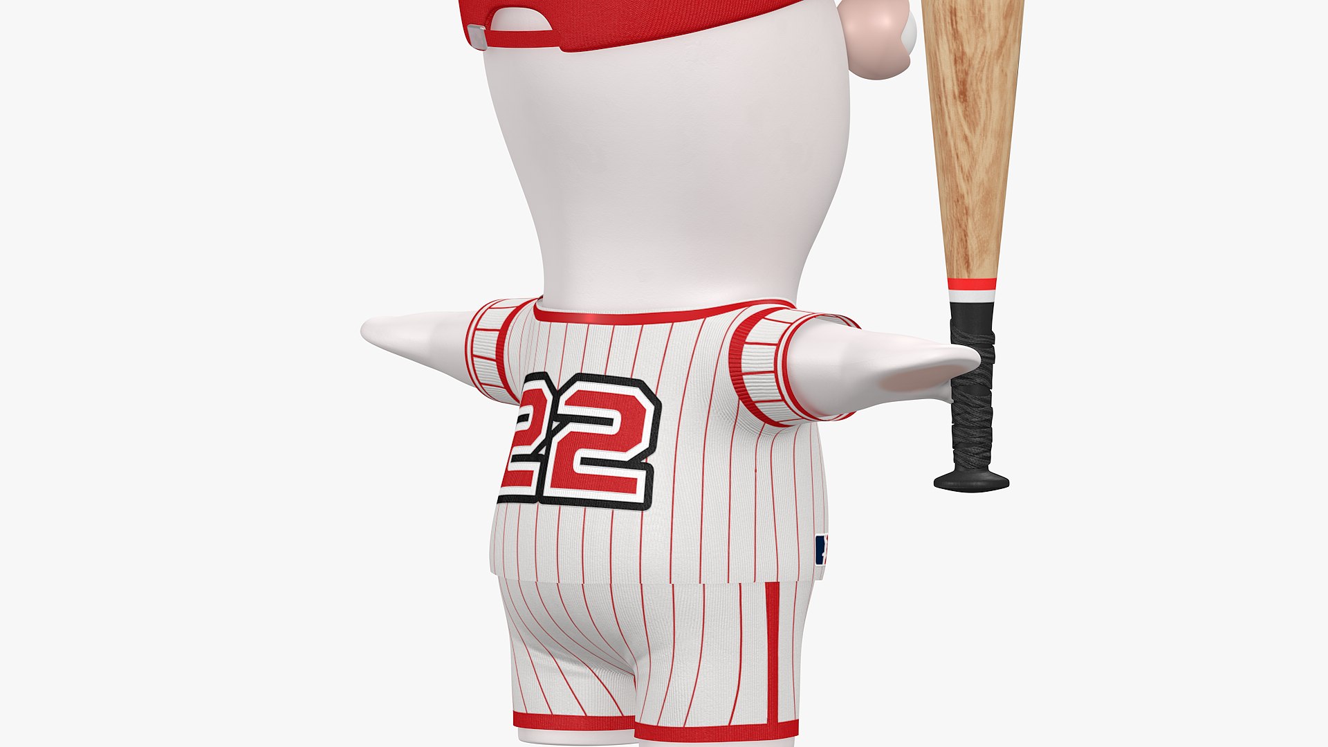 3D Raving Rabbids Baseball Player Character 8K - TurboSquid 1872525