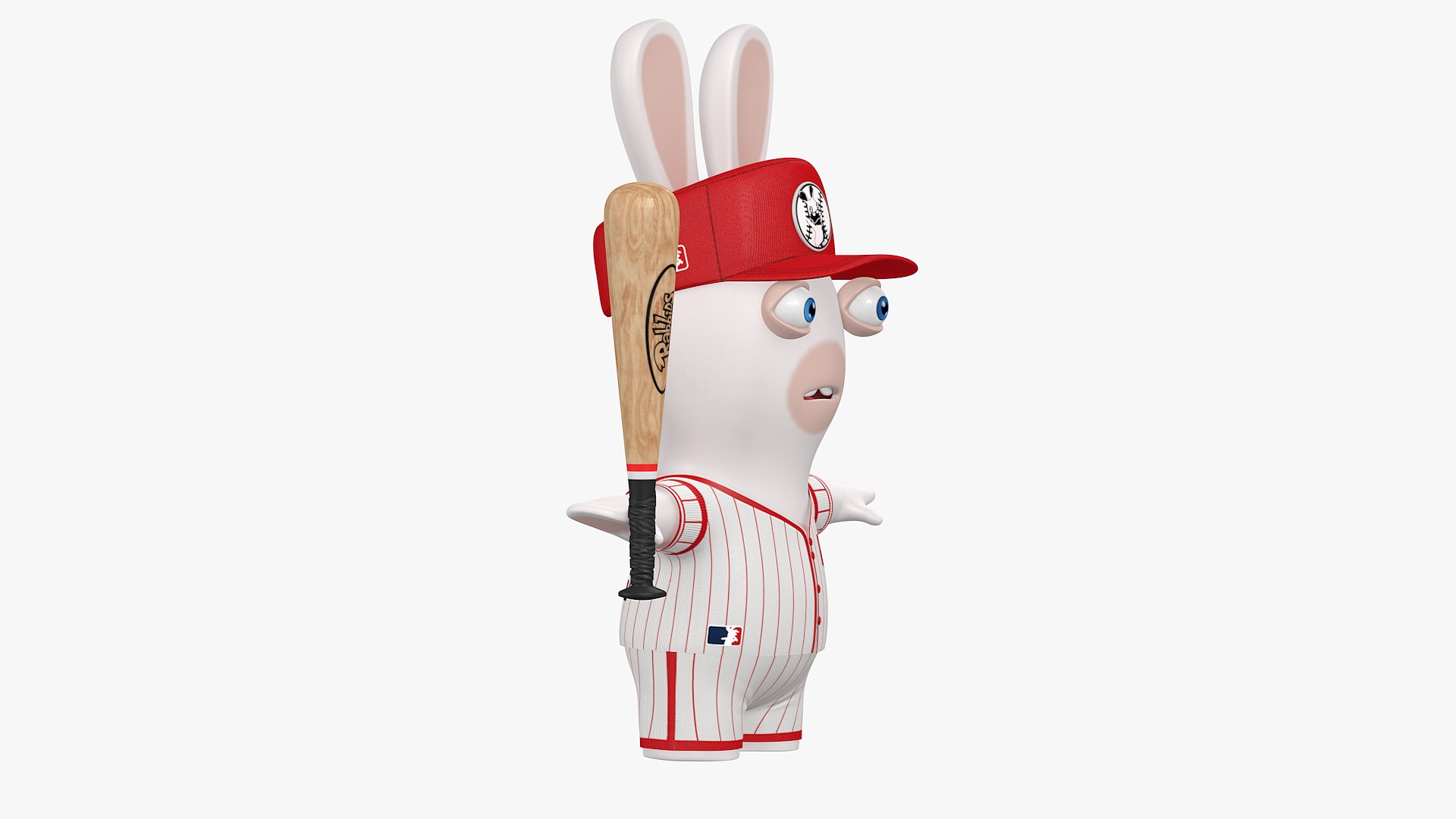 3D Raving Rabbids Baseball Player Character 8K - TurboSquid 1872525