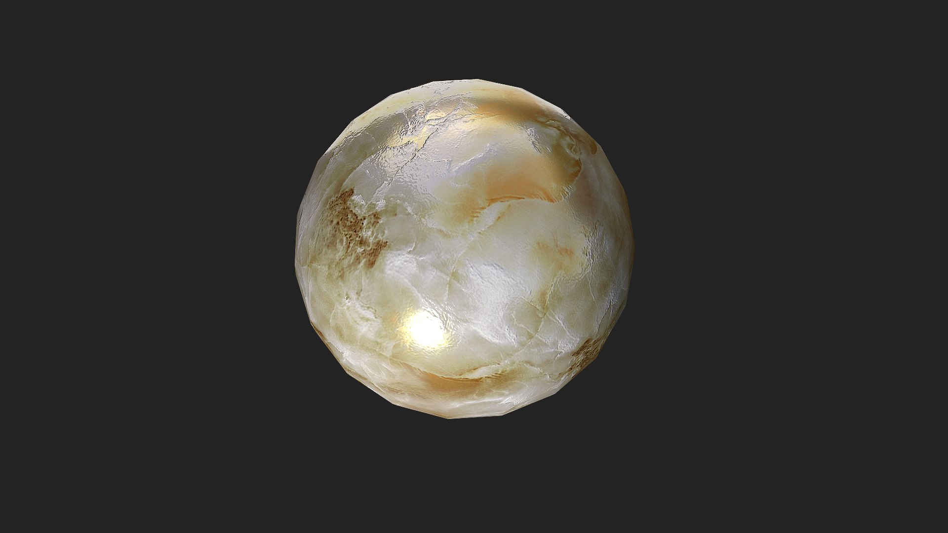 Fortune Teller White Pearl Crystal Ball 3D model - TurboSquid 1840074