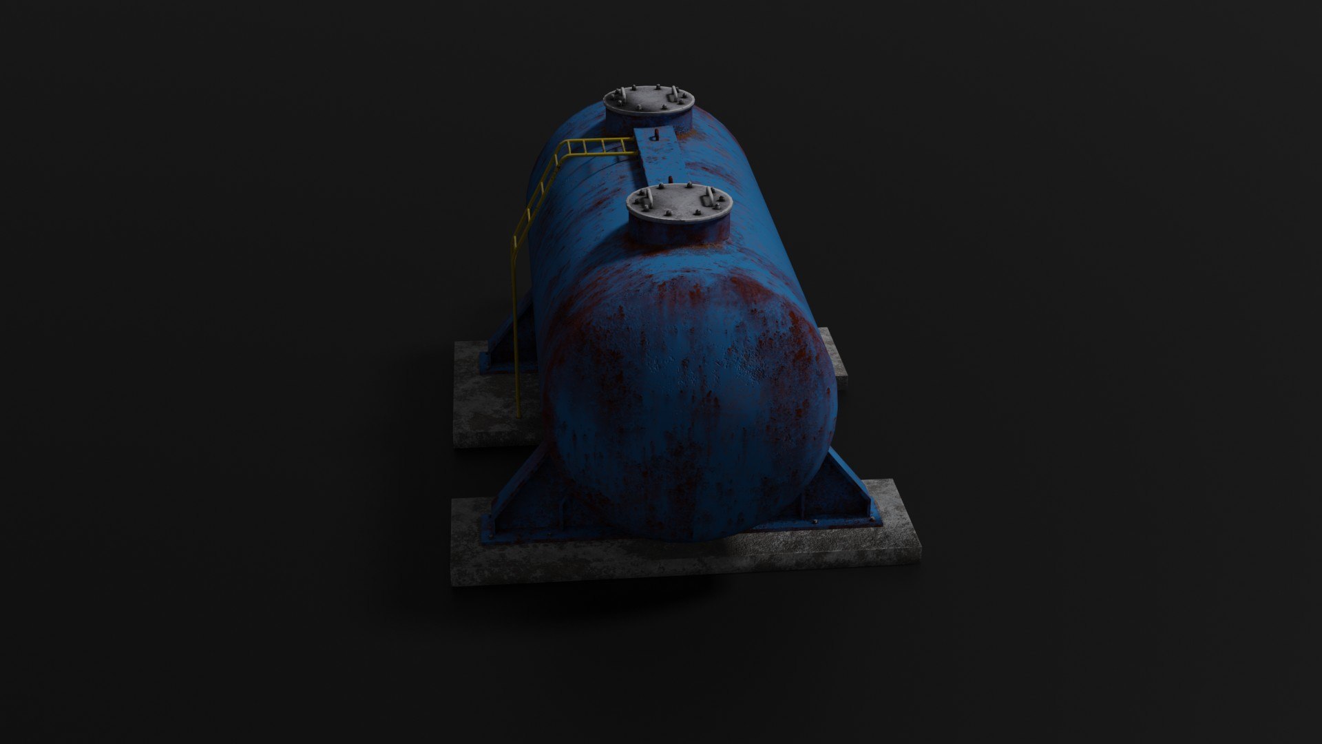 Oil Tank Model - TurboSquid 1673394