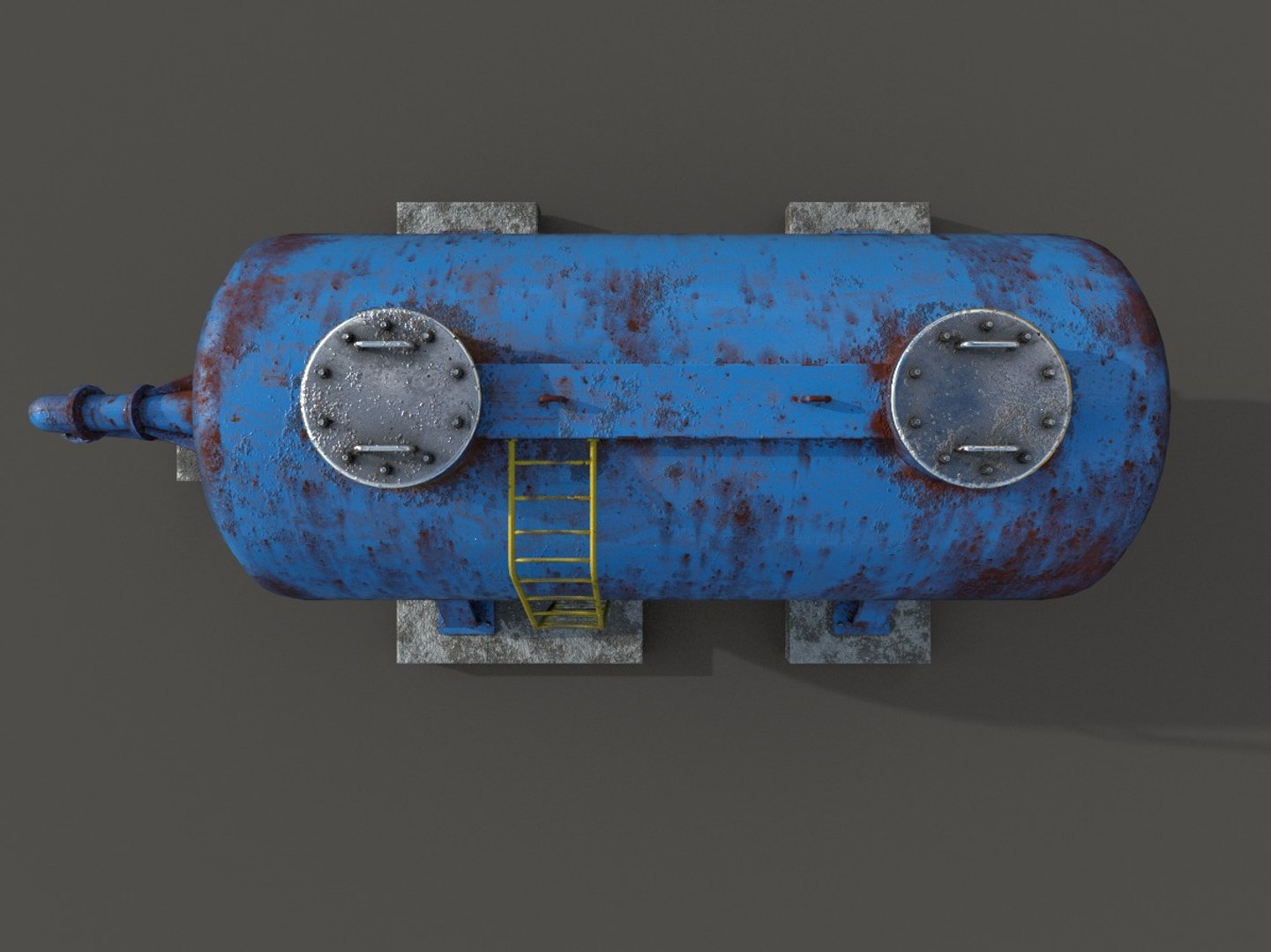Oil Tank Model - TurboSquid 1673394