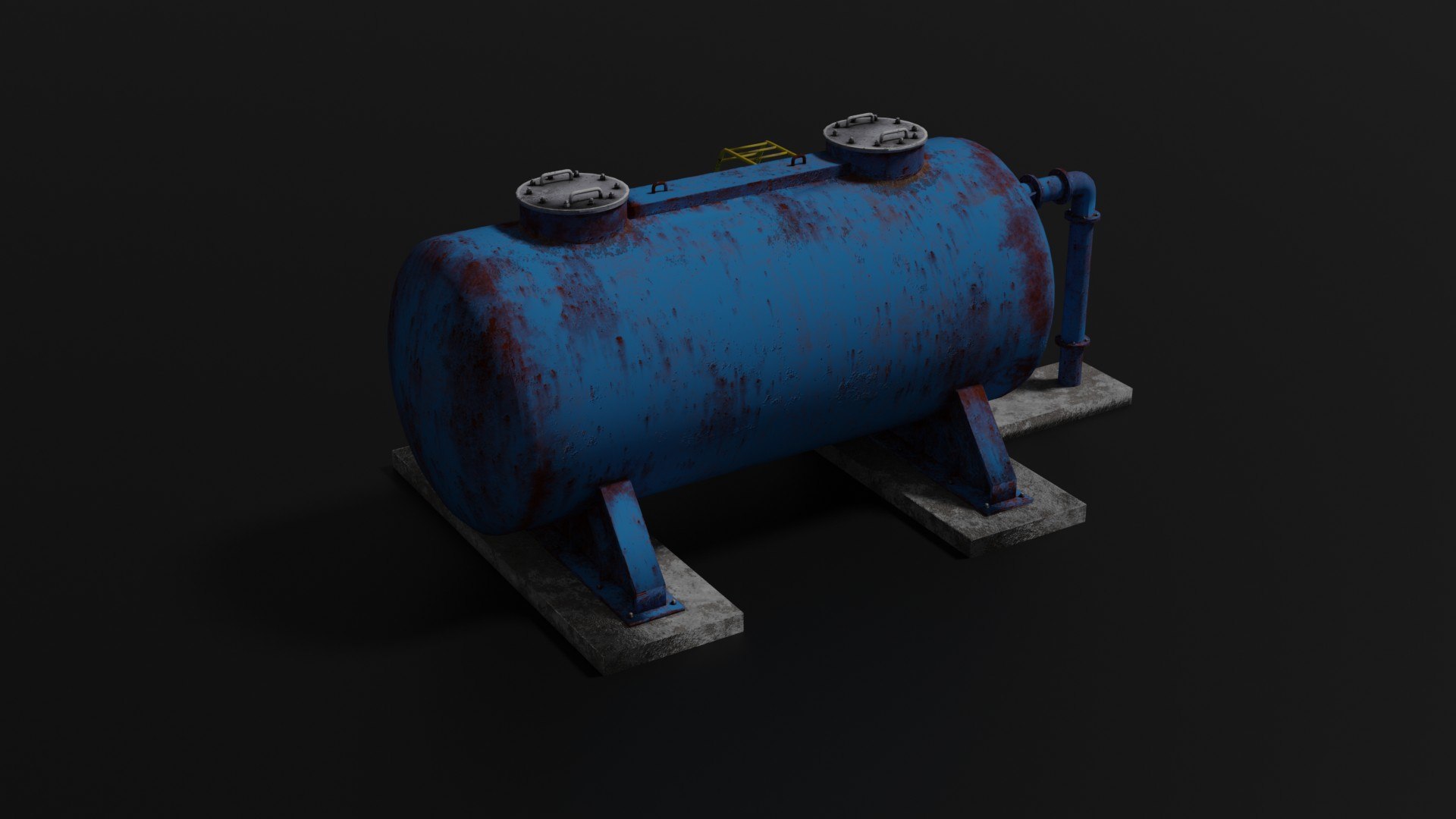Oil Tank Model - TurboSquid 1673394