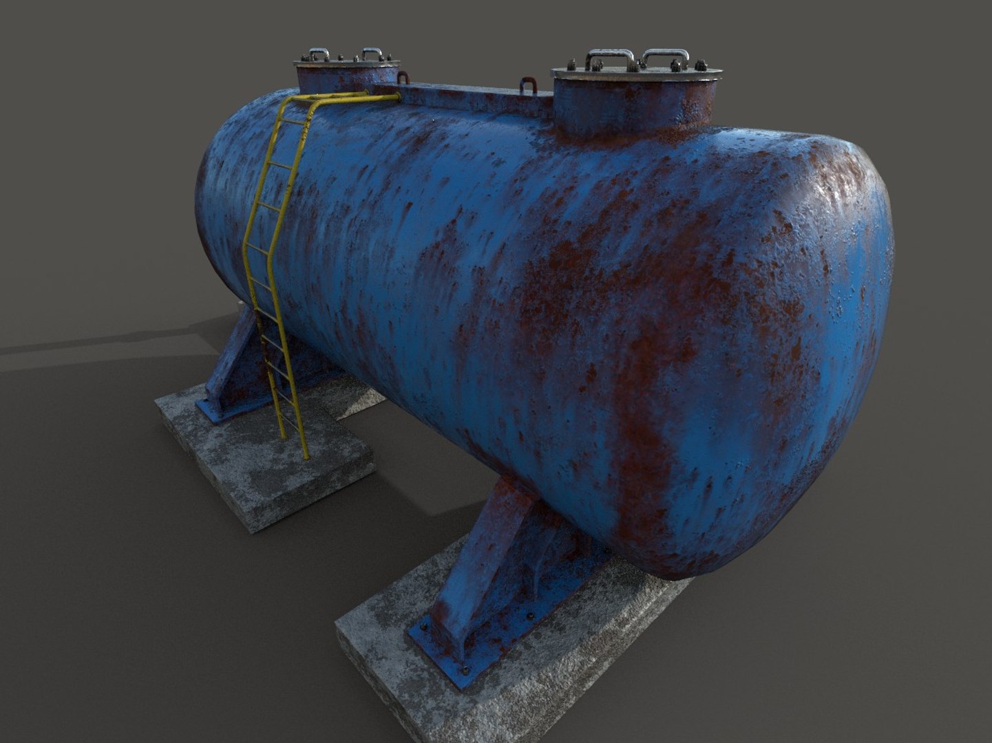 Oil Tank Model - TurboSquid 1673394
