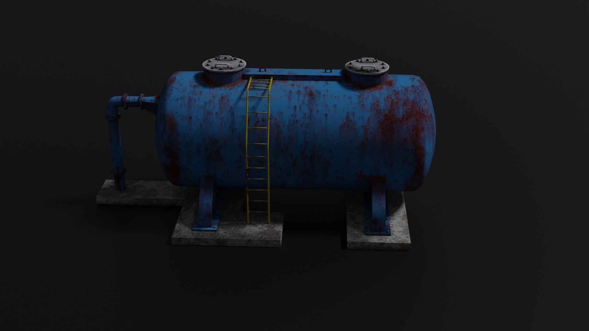 Oil Tank Model - TurboSquid 1673394